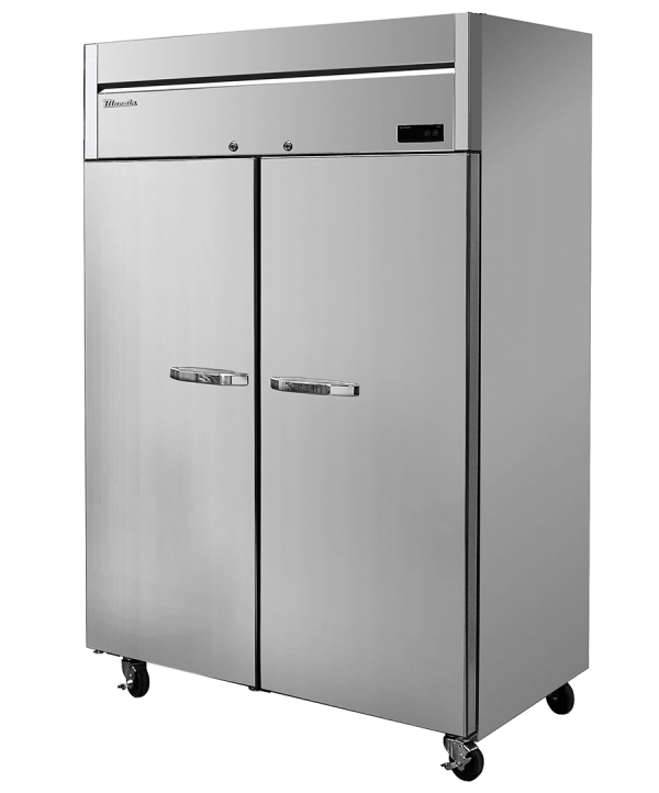 Hinged Stainless Steel Double Door Cooler - Rodway Supply